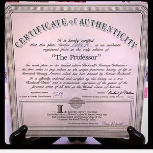 VTG Norman Rockwell Plate Collection | Wall Decor | Vtg Rare Norman ...